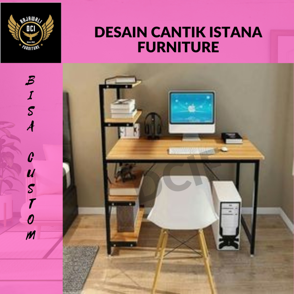 Jual Meja Computer Rak Susun Minimalis Modern | Shopee Indonesia