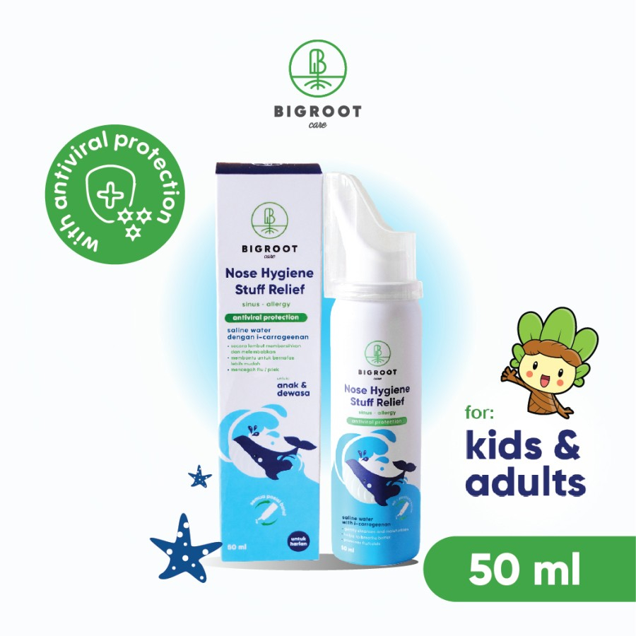 Jual Bigroot Nose Hygiene Stuff Relief / Ultra Gentle Baby 50ml 50 ml ...