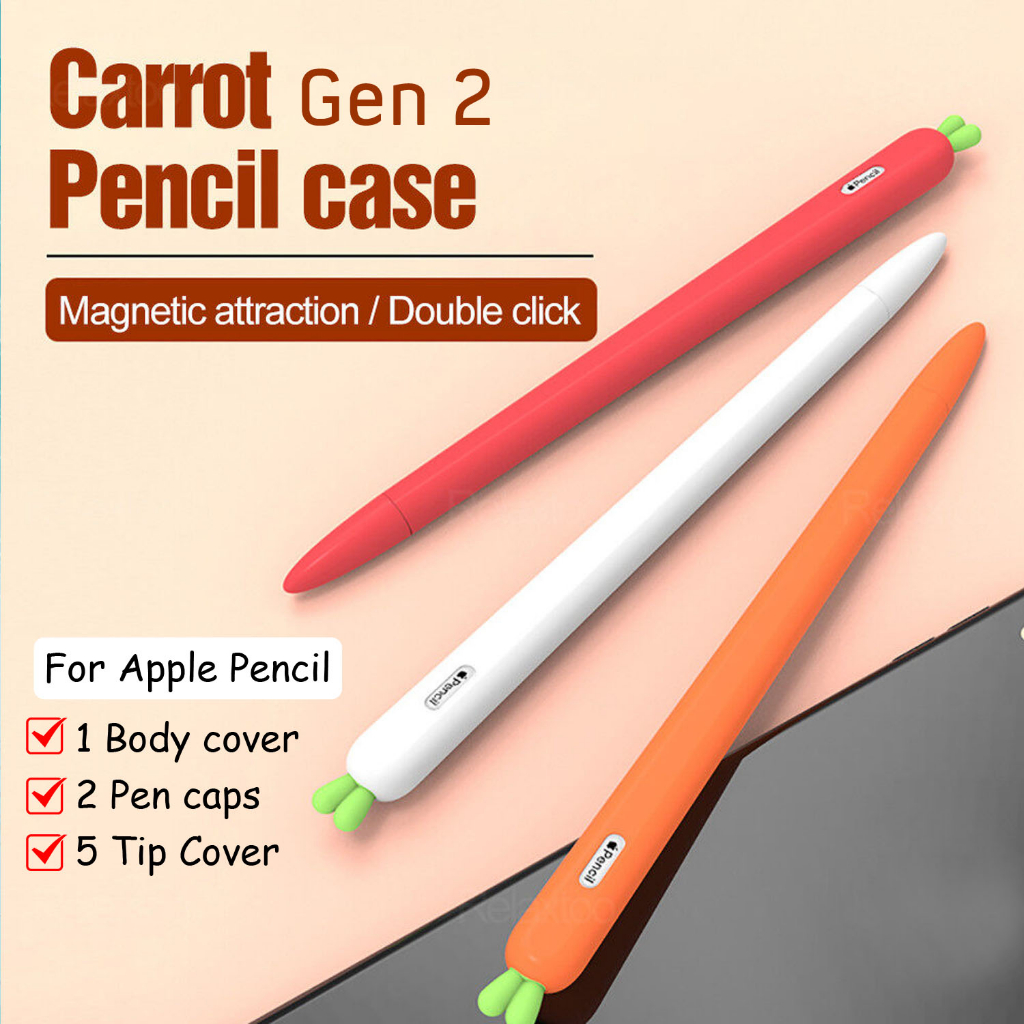 Jual Silikon iPad Pencil Gen 2 Stylus Case Apple Cover Lucu Kartun ...