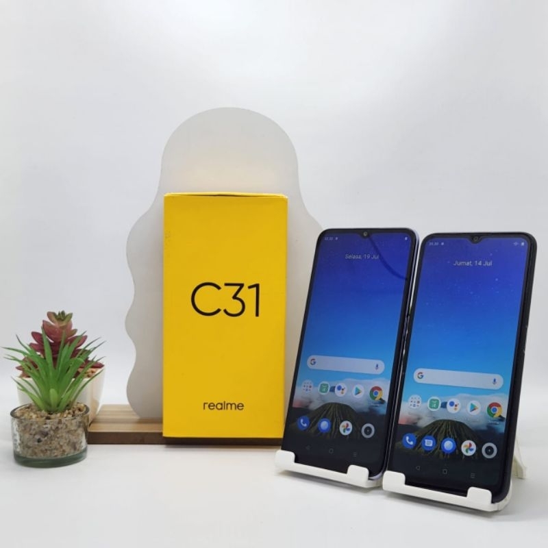 Jual Realme C31 3/32 4/64 GB Garansi Resmi Indonesia Second Fullset | Shopee Indonesia