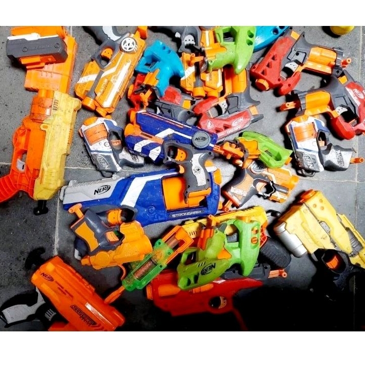 Jual Mainan Tembakan Nerf, Emco, Hot Shot Second Fungsi Gratis Peluru ...