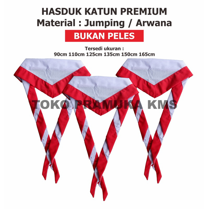 Jual Hasduk SD Kacu Pramuka SMP SMA SMK JUMBO PANJANG KACU STANGAN ...