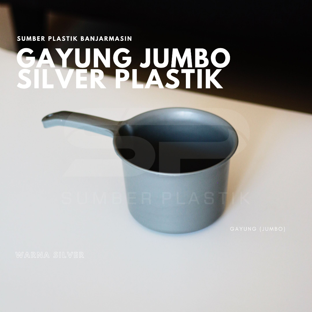Jual Gayung Jumbo Silver Plastik Gayung Mandi Tebal (YY) | Shopee Indonesia