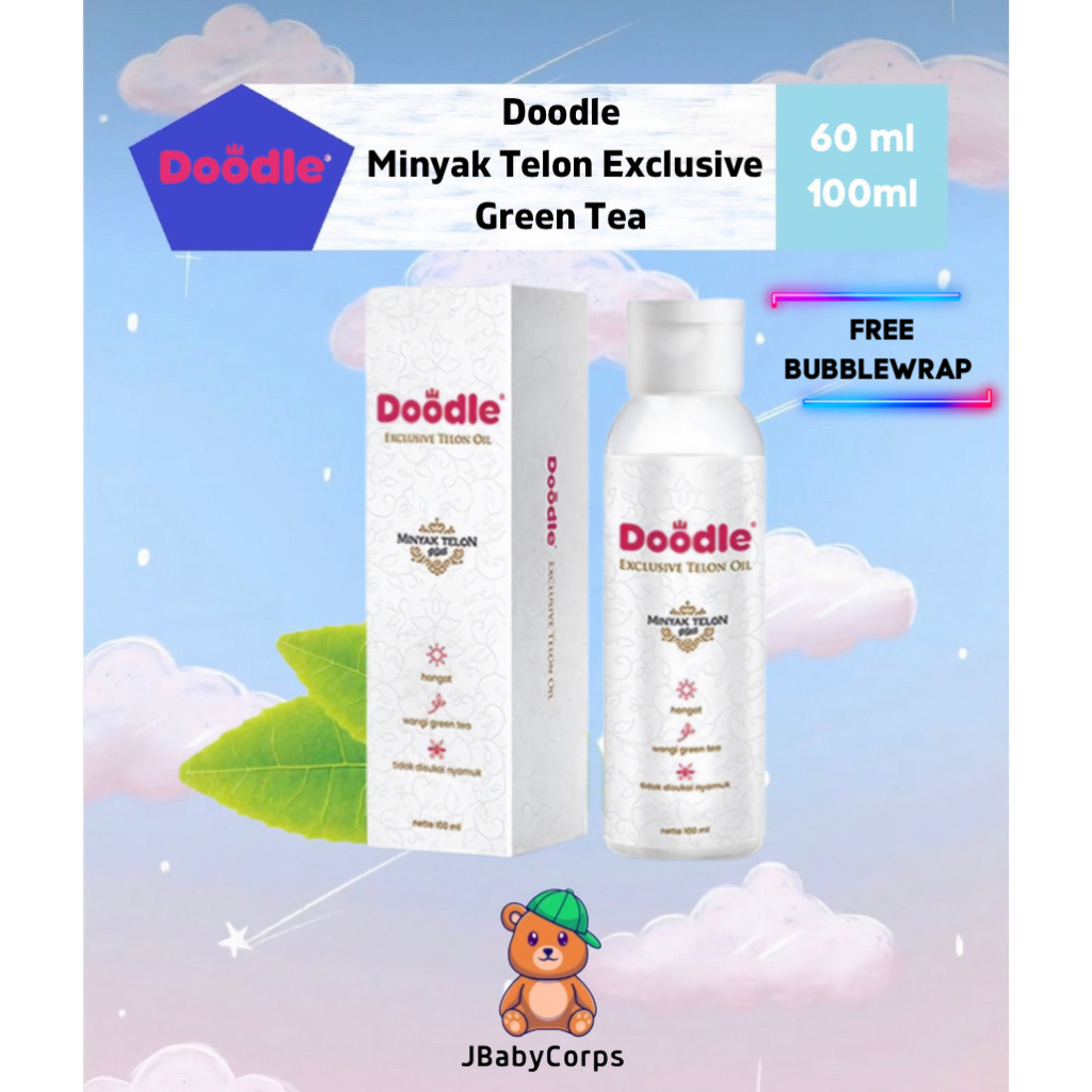 Jual MINYAK TELON DOODLE ( wangi GREEN TEA ) untuk bayi dan anak ...