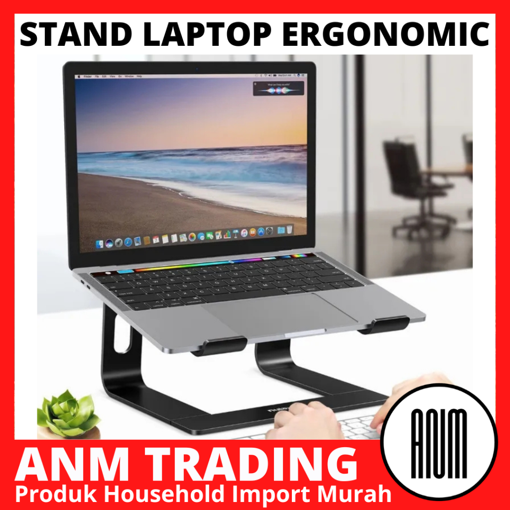Jual Stand Laptop Aluminium Ergonomic Dudukan / Meja Laptop Aluminium ...