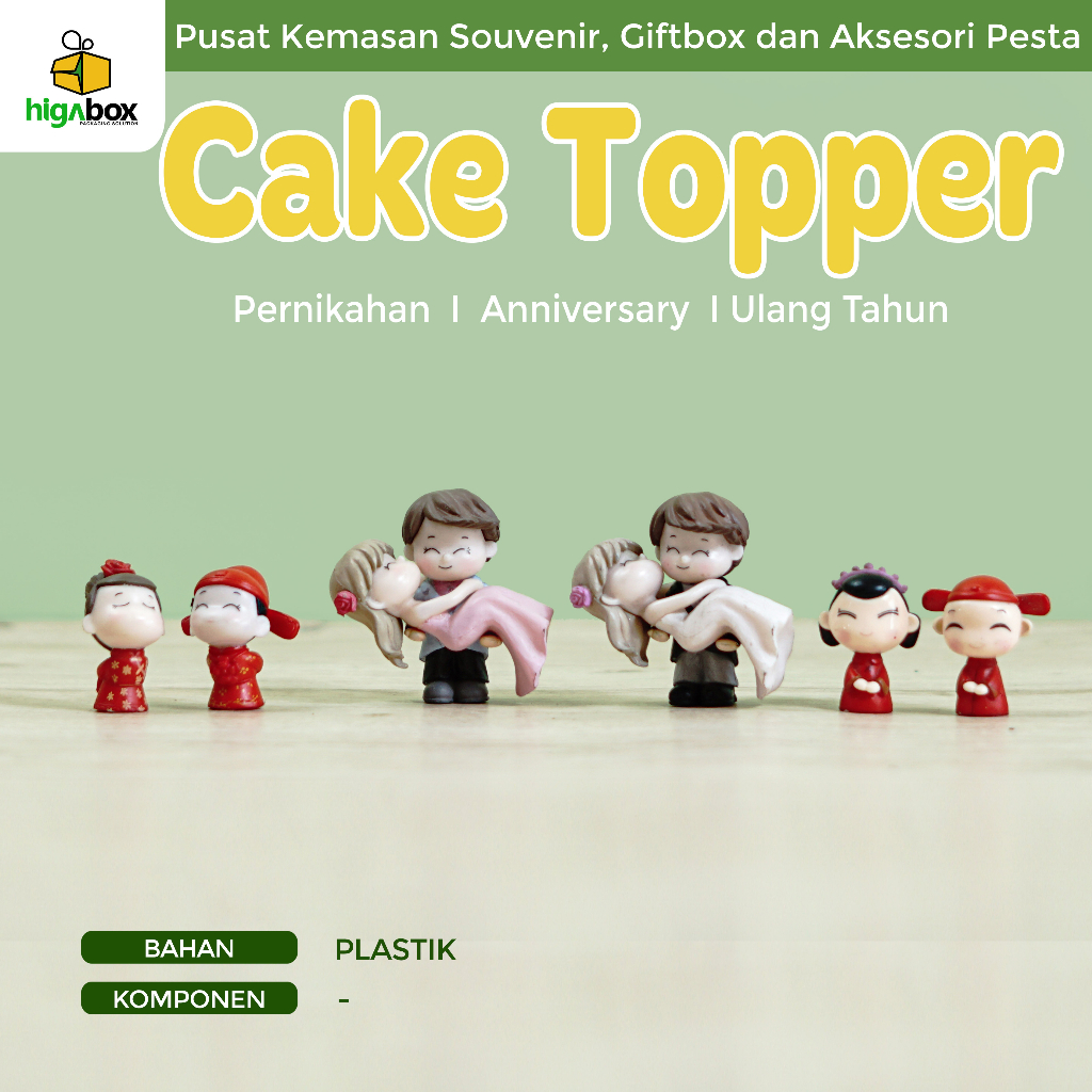 Jual Topper Cake Couple Wedding Pernikahan | Hiasan Tart, Souvenir ...