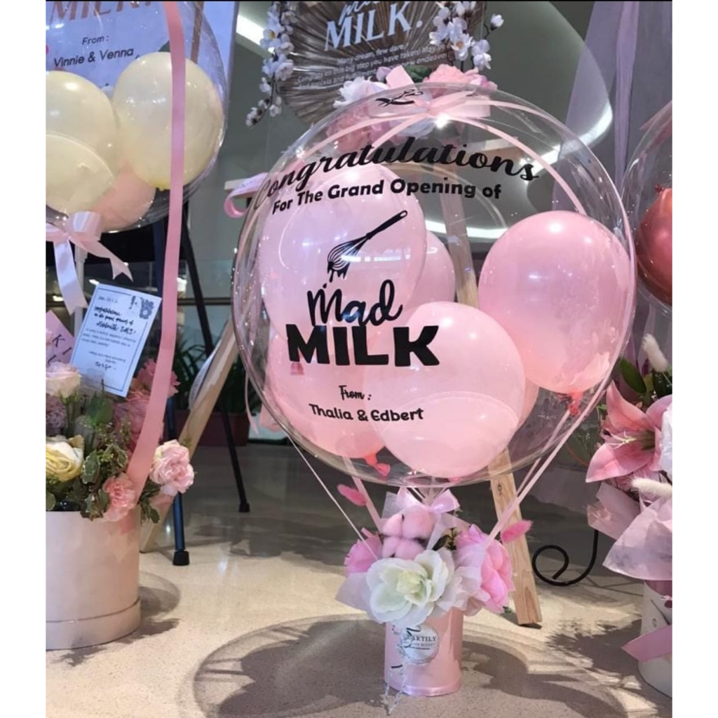 Jual [READY 1HARI JADI] Mix Warna Buket Balon Bunga Foil Cotton Flower ...