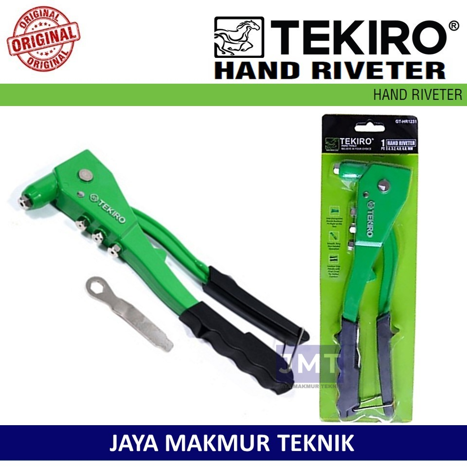 Jual TEKIRO Tang Rivet Hand Riveter Rifet Paku Tembak Paku Kling ...