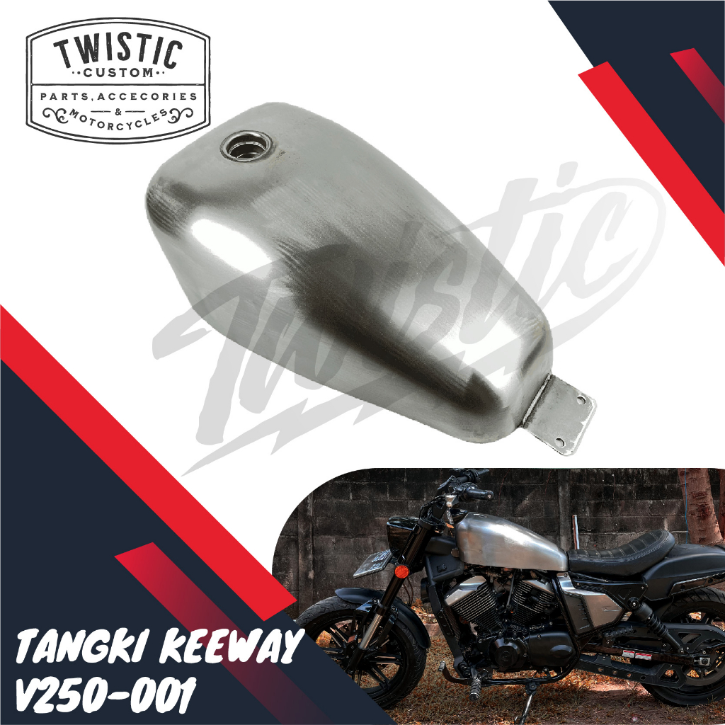 Jual Tangki Tengki Bensin Press Motor Keeway V250 001 Custom PNP ...