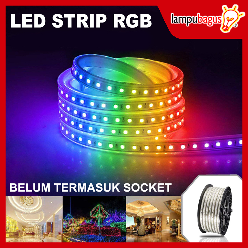 Jual Lampu LED Strip RGB 2835 / LED Strip 2835 Warna Warni Per Meter ...