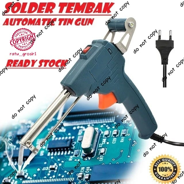 Jual Solder Tembak Listrik Timah Otomatis 60 Watt Iron Automatic 60W ...