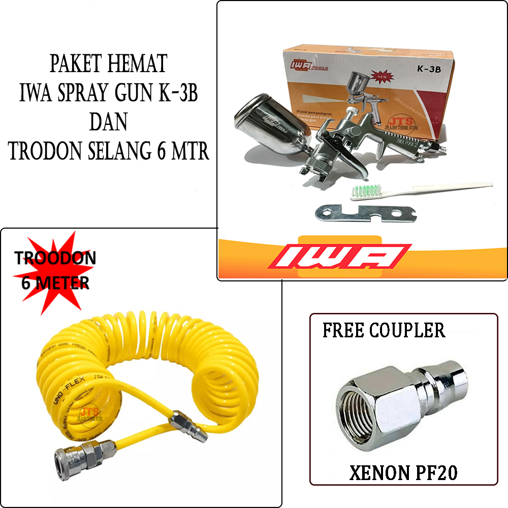Jual HEMAT!!! Spet Cat Spray Gun IWA R-3B Pistola Para Pintar + TROODON ...