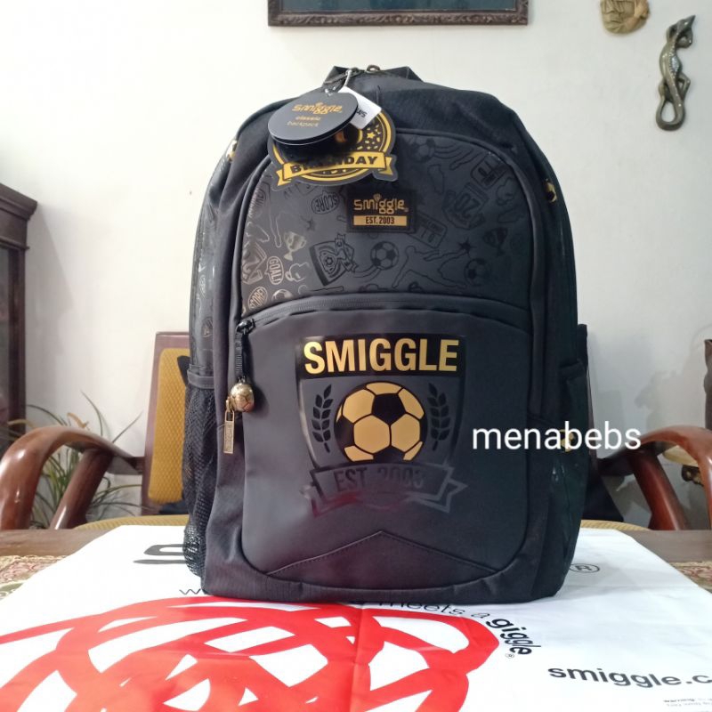 Jual Smiggle backpack Score Gold Ball / Birthday original | Shopee ...