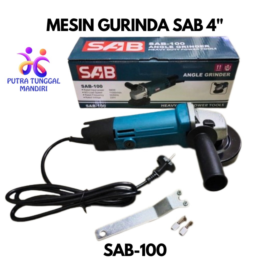 Jual PTM - Mesin Gerinda Gurinda Tangan Angle Grinder 4" Model Maktec ...