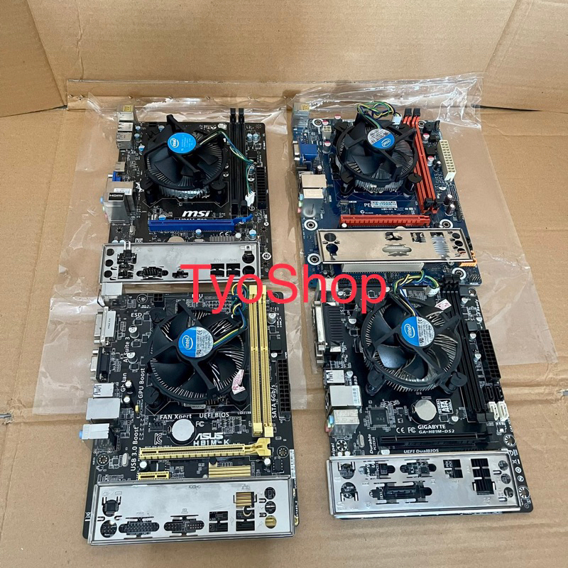 Jual Motherboard H81 Processor i3 4160 Fan Ram 8Gb | Shopee Indonesia