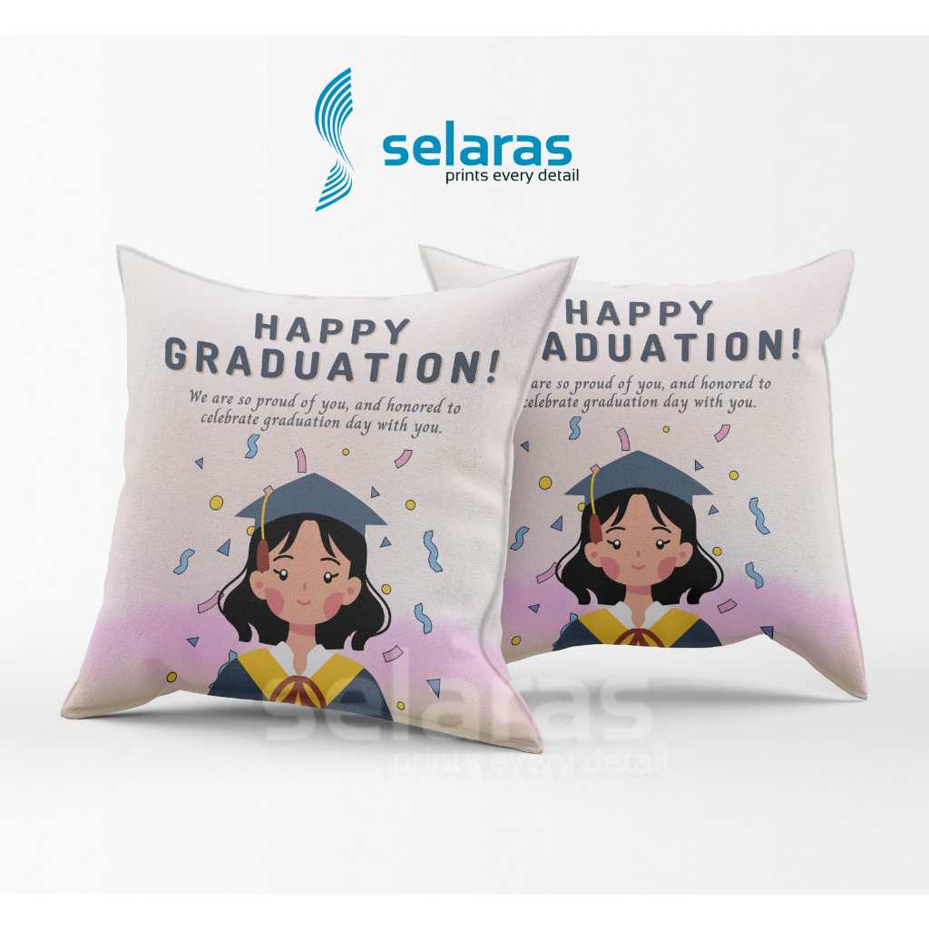 Jual Souvenir Hadiah Kado Bantal Wisuda Kelulusan Graduation Custom ...