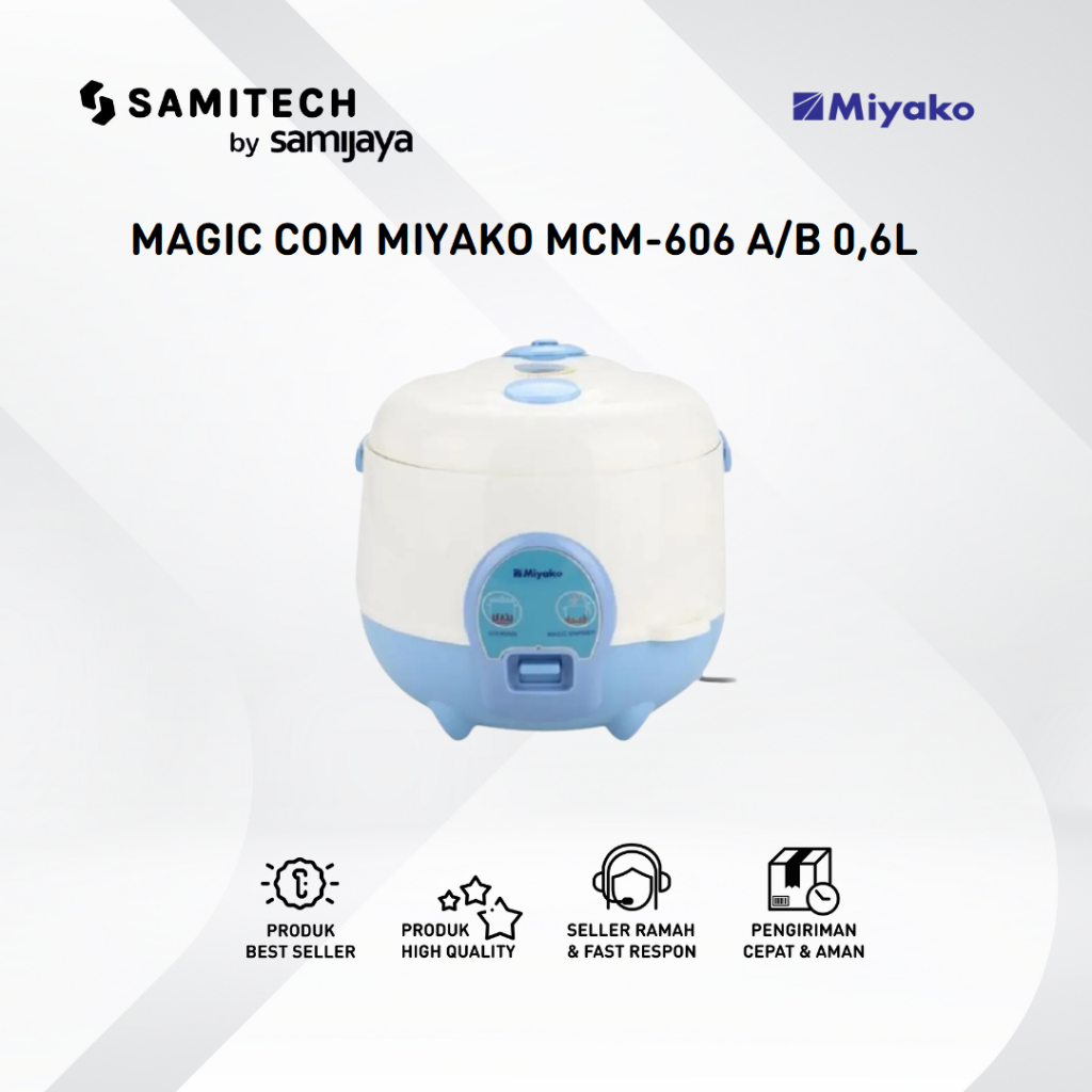 Jual MAGIC COM MIYAKO MCM-606A/B / MCM 606 A / 606 B 0.6 LITER ...