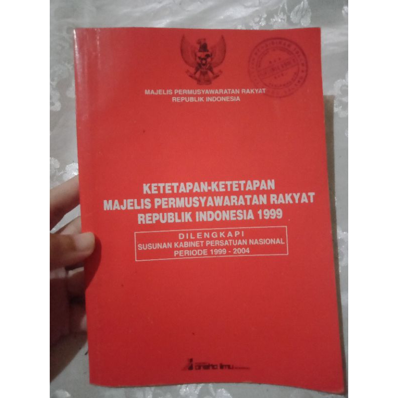Jual Buku Ketetapan-ketetapan Majelis Permusyawaratan Rakyat Republik ...