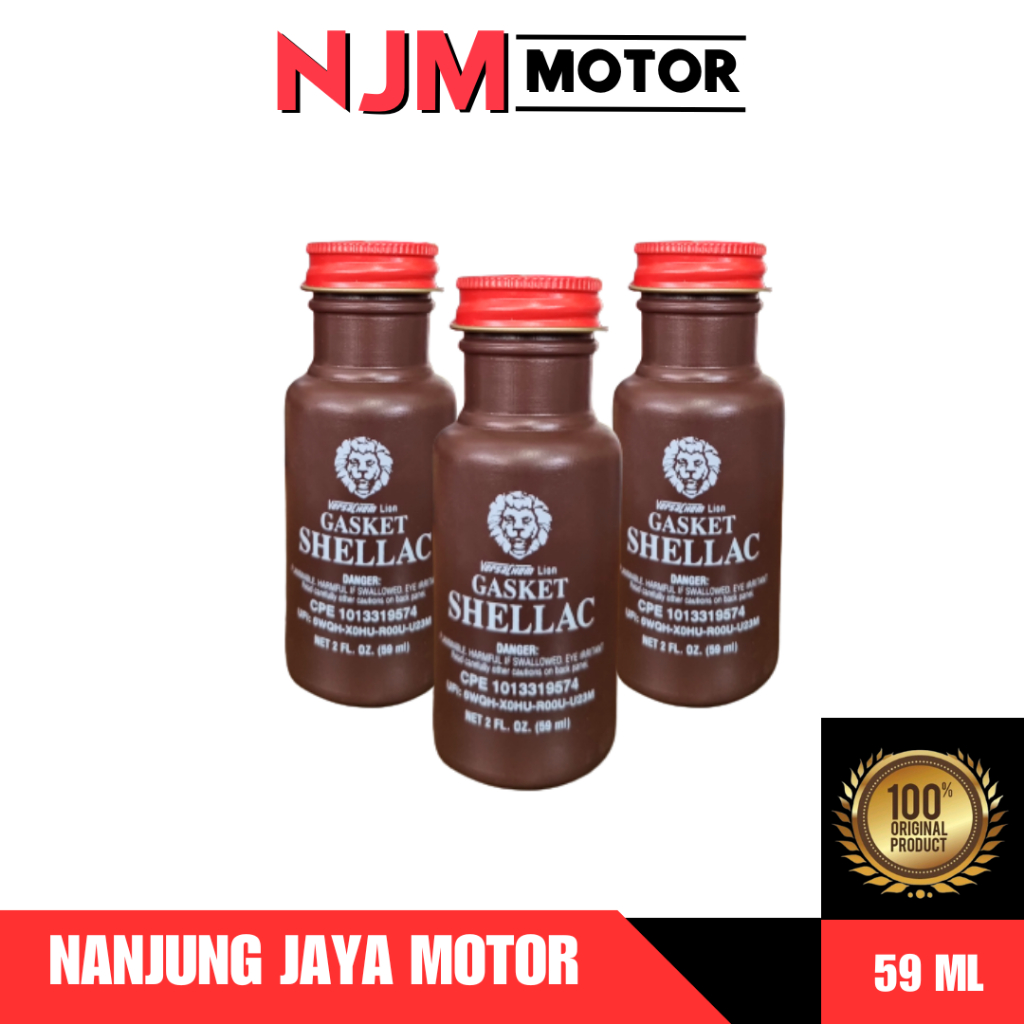 Jual Lem Gasket SHELLAC , Lem Paking ORIGINAL USA (59 ML) | Shopee ...