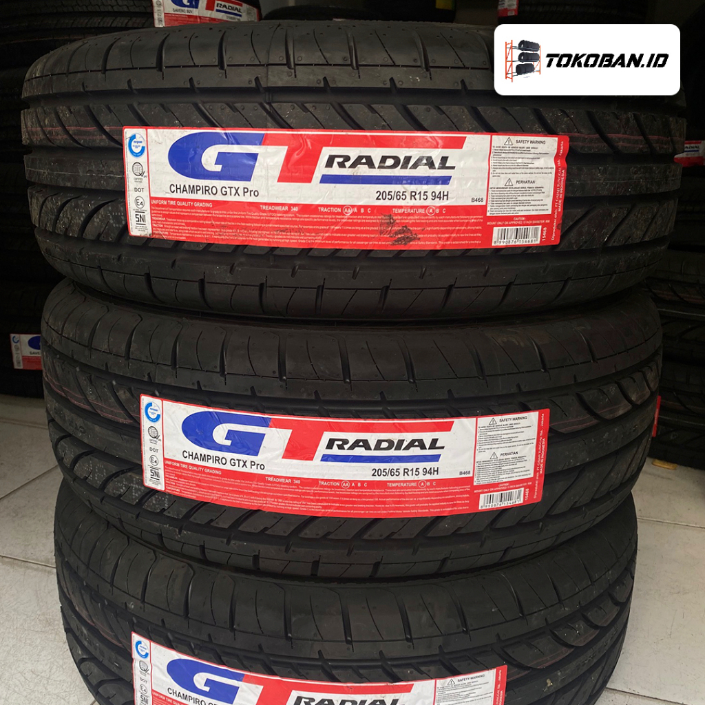 Jual Ban Mobil GT Radial CHAMPIRO GTX PRO 205/65 R15 | Shopee Indonesia
