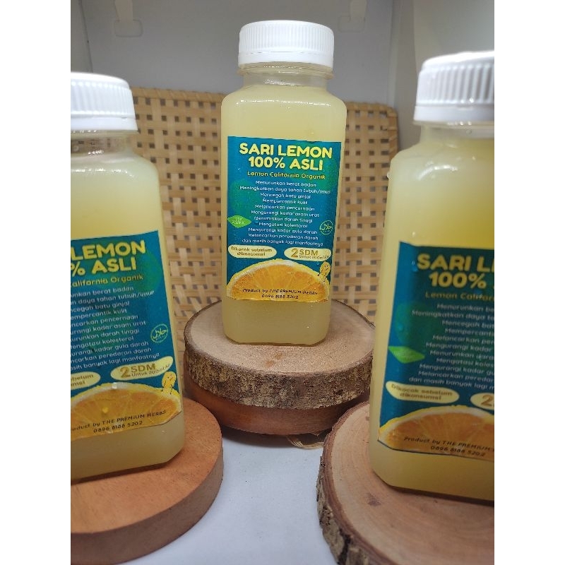 Jual Sari lemon fresh 100% / pure lemon juice detox diet alami natural ...