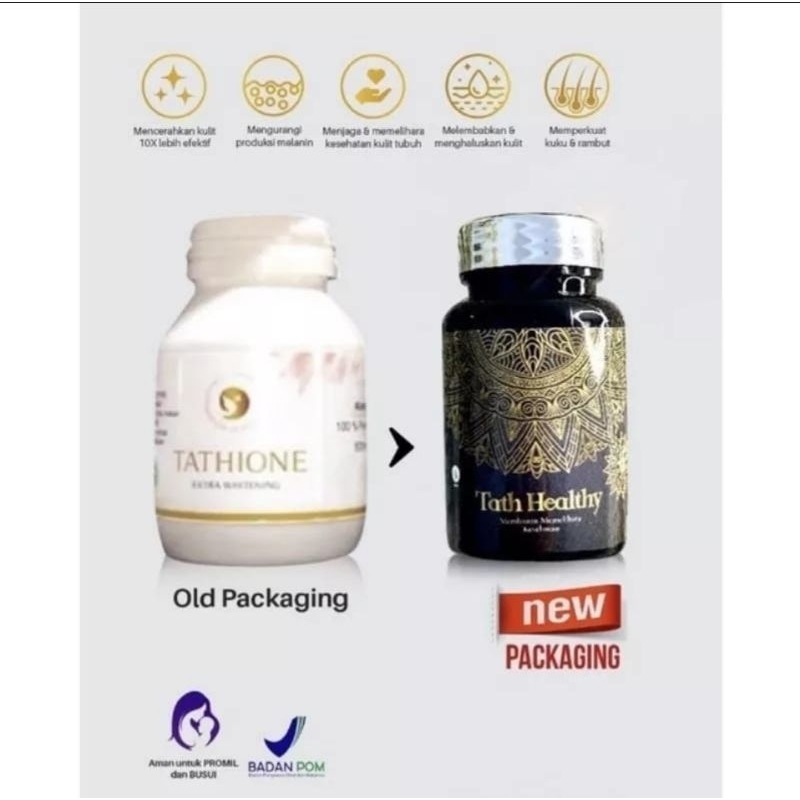 Jual TATH HEALTHY NEW BPOM ( TATHIONE EXSTRA WHITENING ) | Shopee Indonesia
