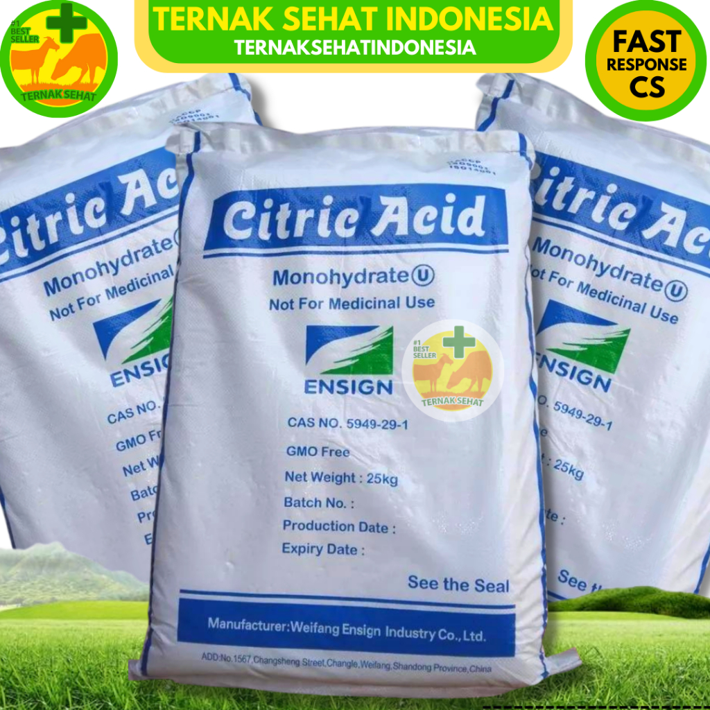 Jual CITRIC ACID FOOD GRADE - Sitrun - Citrun - Sitrat - Sitrun Makanan ...