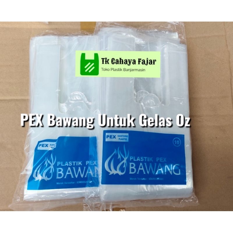 Jual Pex Plastik Gelas 10x30 / PLASTIK PEX BAWANG BENING UKURAN 10 ...