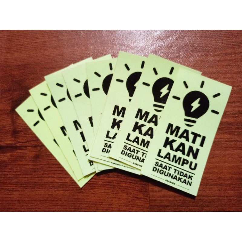 Jual STIKER HEMAT ENERGI MATIKAN LAMPU GLOW IN THE DARK | Shopee Indonesia