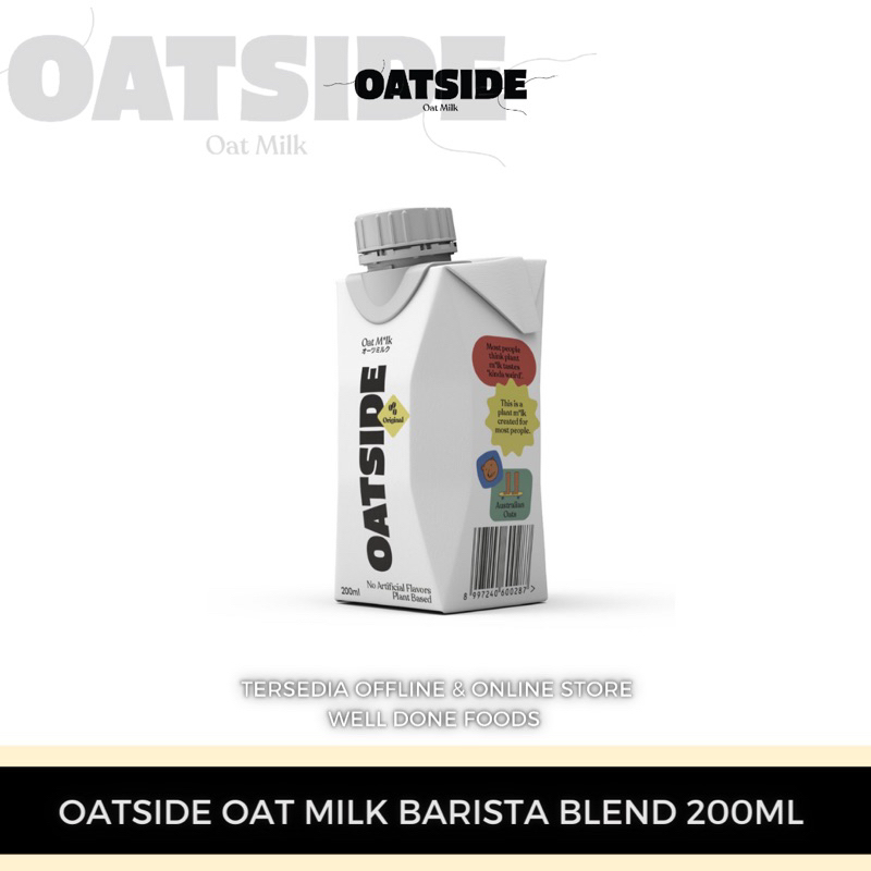 Jual Oatside Oat Milk Blend Barista 200ml | Shopee Indonesia