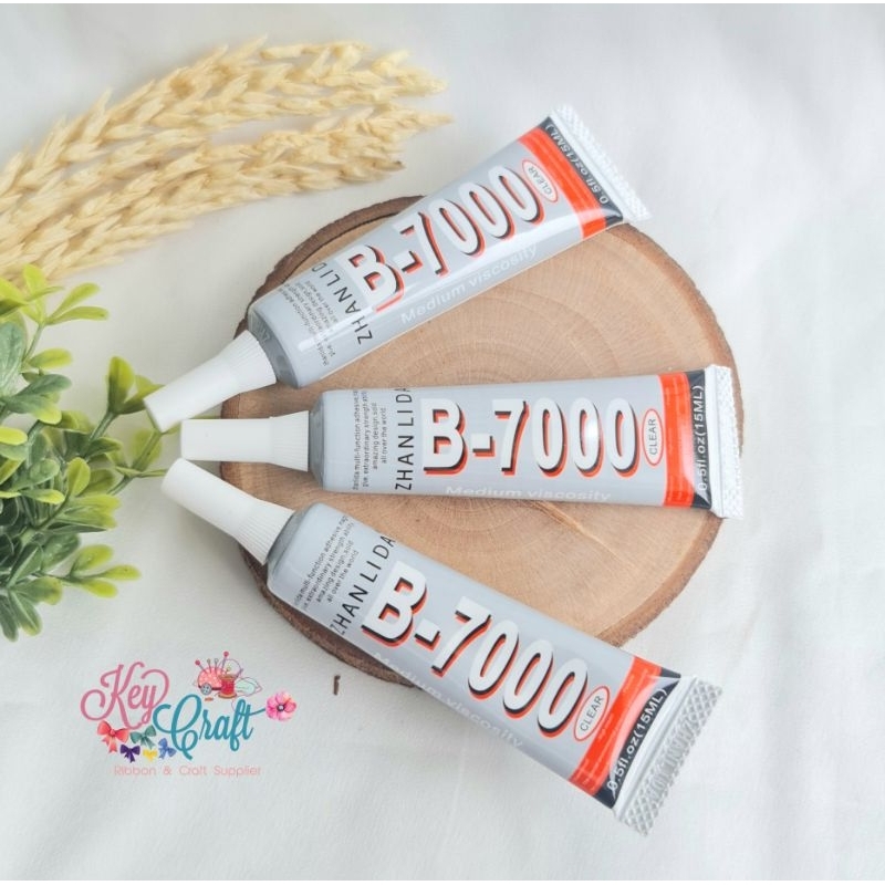 Jual Lem B7000 Bening /lem clay dan akrilik 15ml | Shopee Indonesia