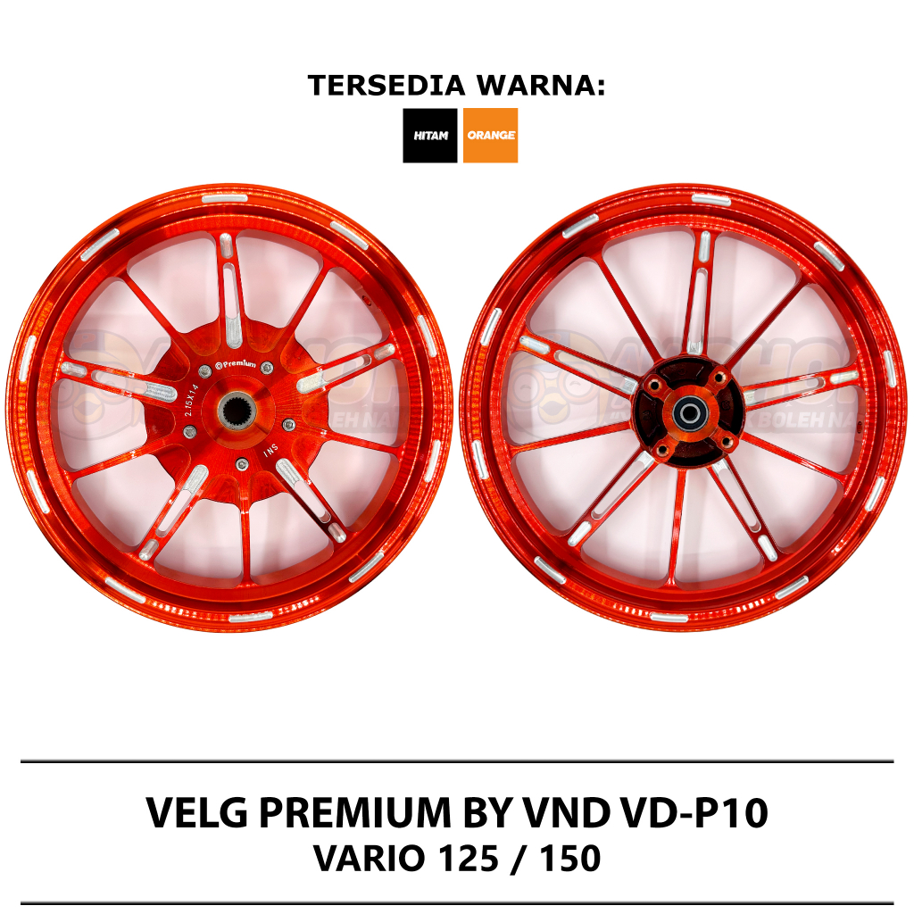 Jual Velg Racing VND Premium VD-P10 Vario 125 / 150 Aluminium CNC ...