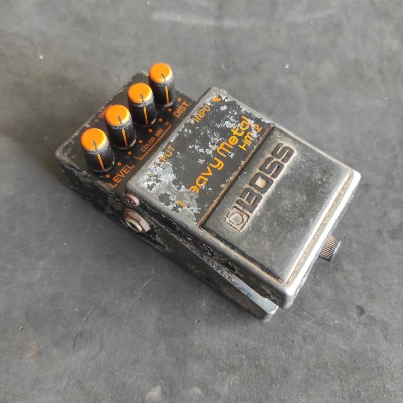 Jual Boss HM 2 Heavy Metal, Efek Gitar, langka, Fuzz, Overdrive, Metal ...