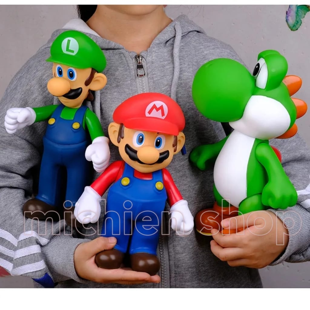 Jual Action Figure Banpresto Super Mario Luigi Yoshi Bowser Donkey Kong ...