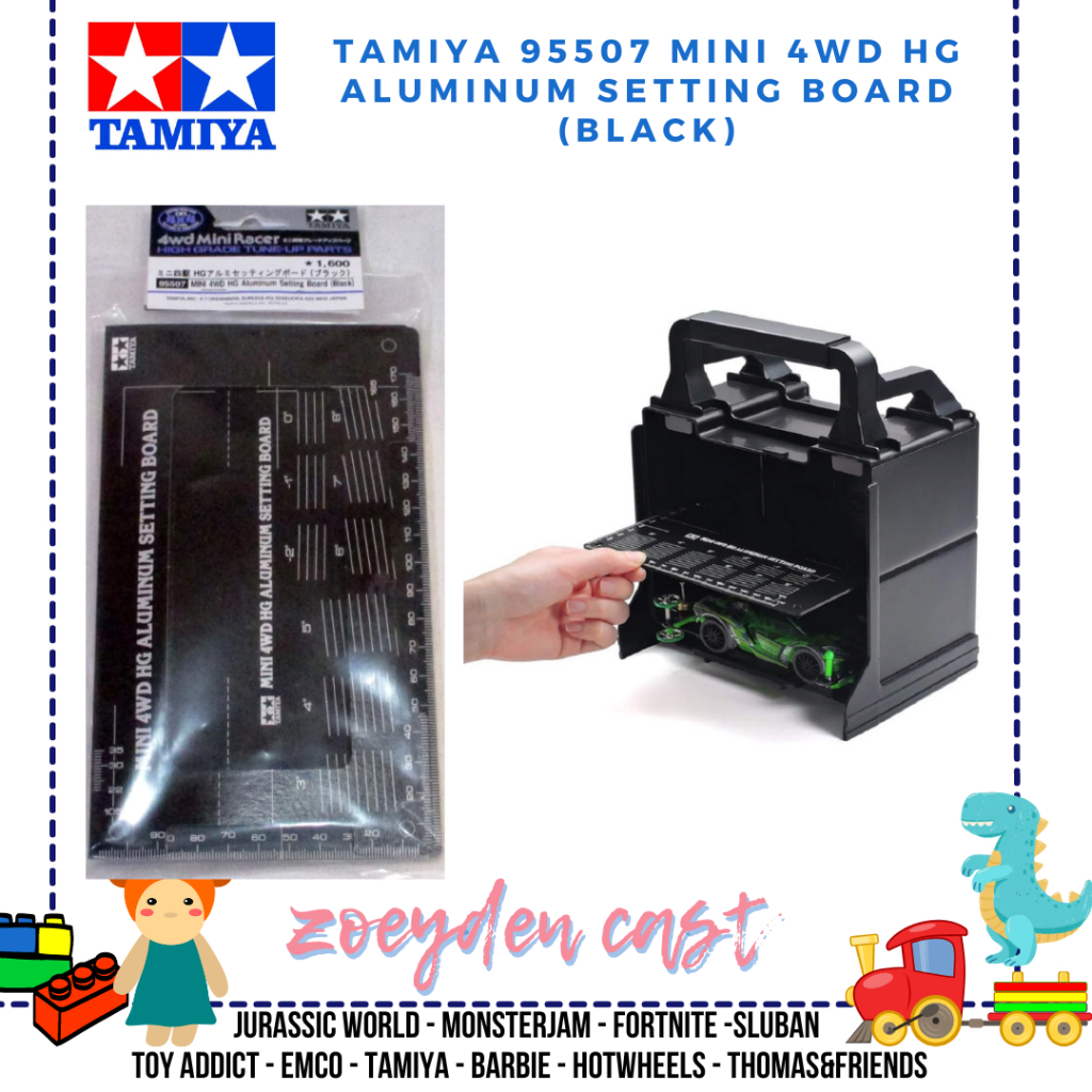 Jual Tamiya 95507 Mini 4WD HG Aluminum Setting Board (Black) | Shopee ...