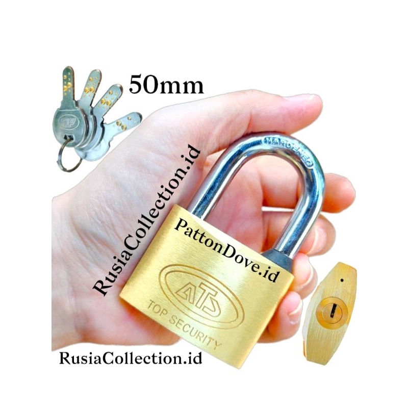 Jual GEMBOK ATS 50MM KUNINGAN TEBAL KUNCI KOMPUTER GEMBOK PAGAR TERBAIK ...