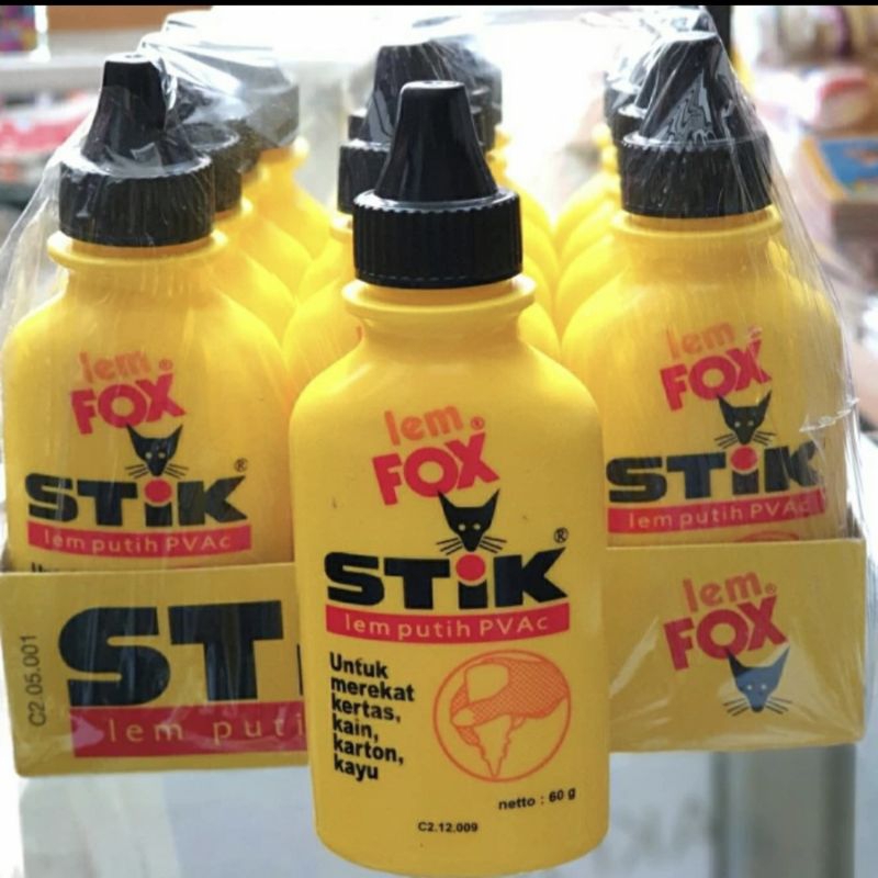 Jual Lem fox stik 60gr botol kuning | Shopee Indonesia