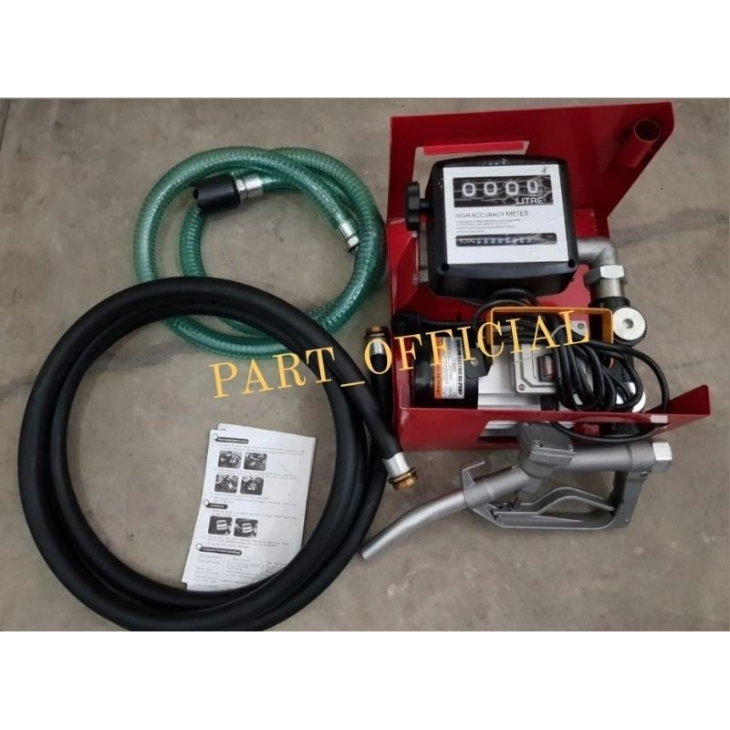 Jual PAKET FLOW METER MINYAK SOLAR + POMPA AC YB 60LPM KOMPLIT SIAP ...