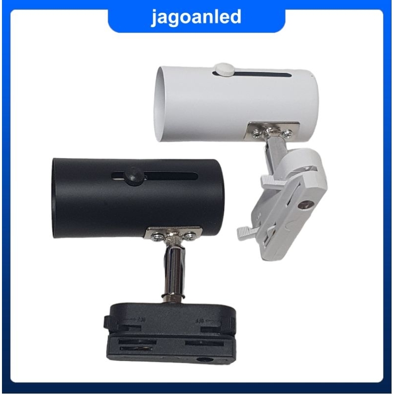 Jual Kap Lampu Spotlight Rell Track MR16 Rumah Lampu Sorot Rel Tusuk ...