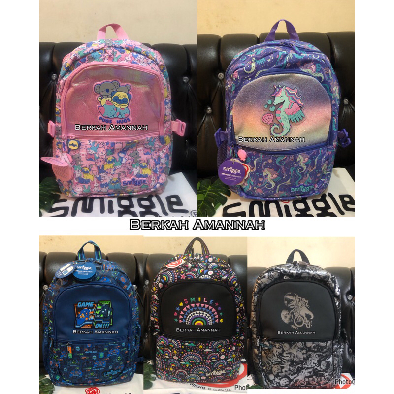 Jual Smiggle Better Attach Backpack original/tas anak smiggle | Shopee ...