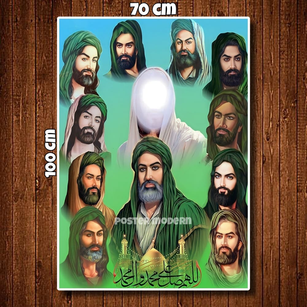 Jual Hiasan dinding poster para sahabat nabi big jumbo big size code05 ...