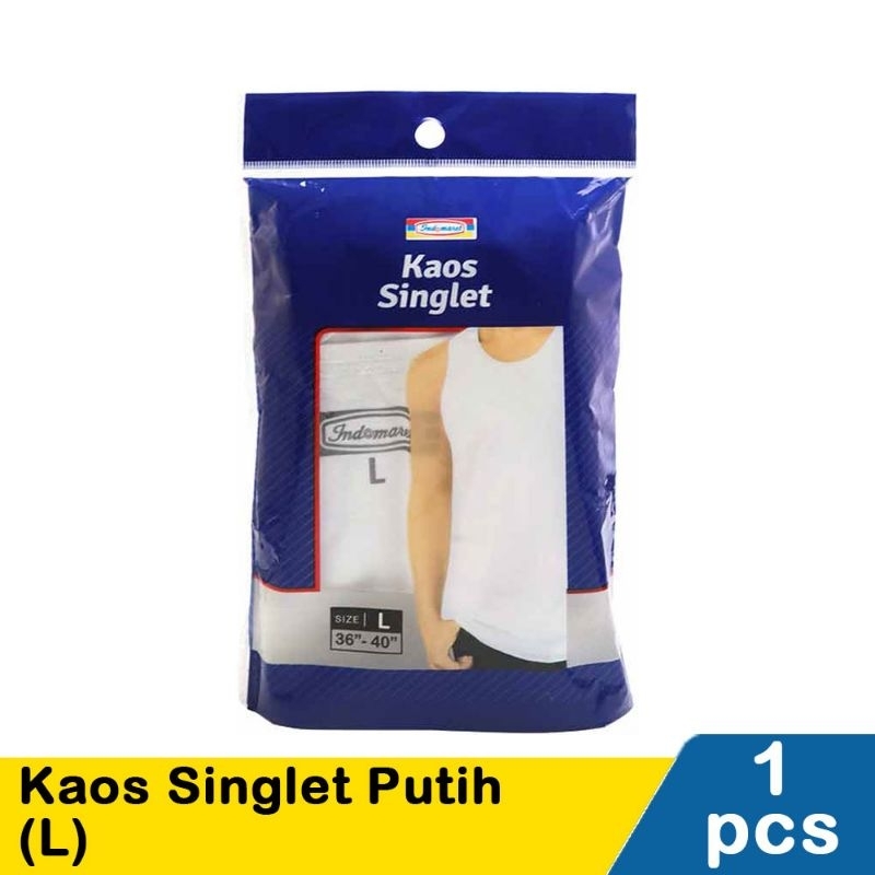 Jual Indomaret Kaos Singlet Putih L | Shopee Indonesia