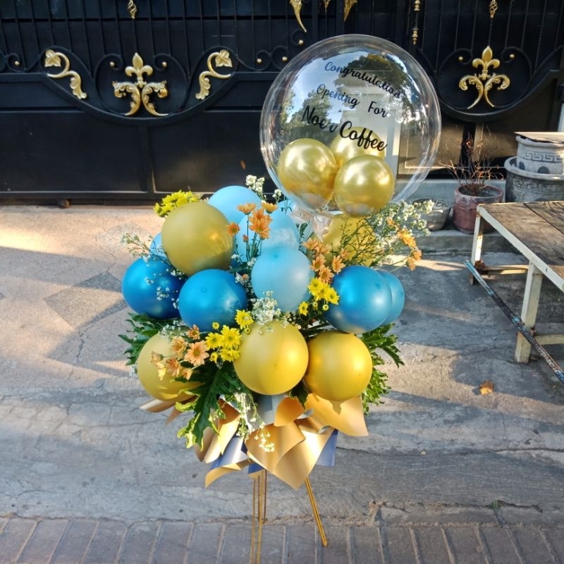Jual Standing flower karangan bunga ucapan selamat buket balon buket ...