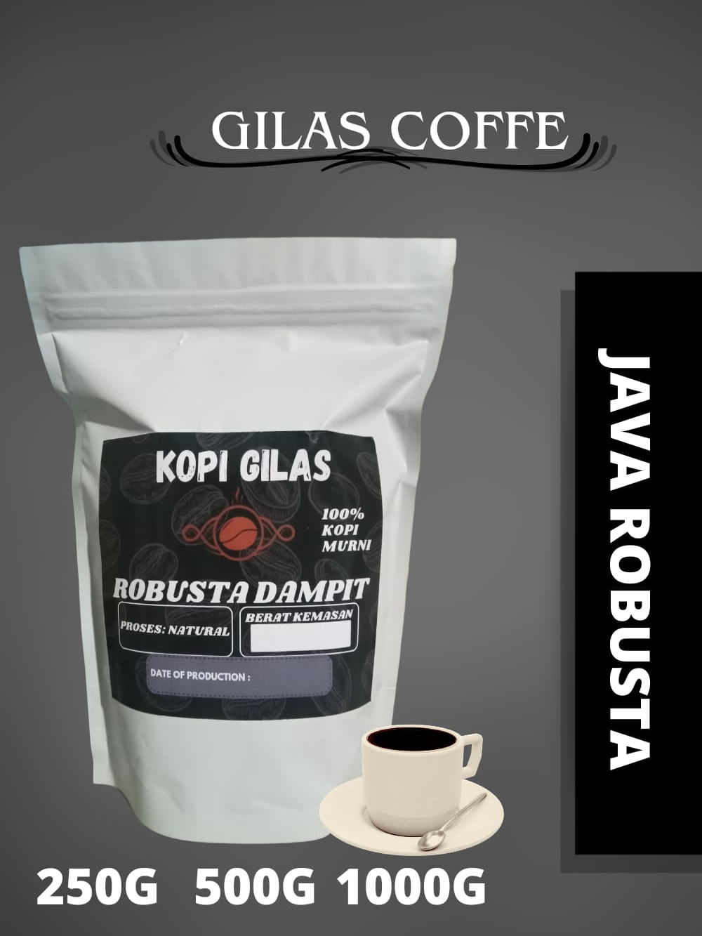 Jual KOPI ROBUSTA DAMPIT 500G | Shopee Indonesia