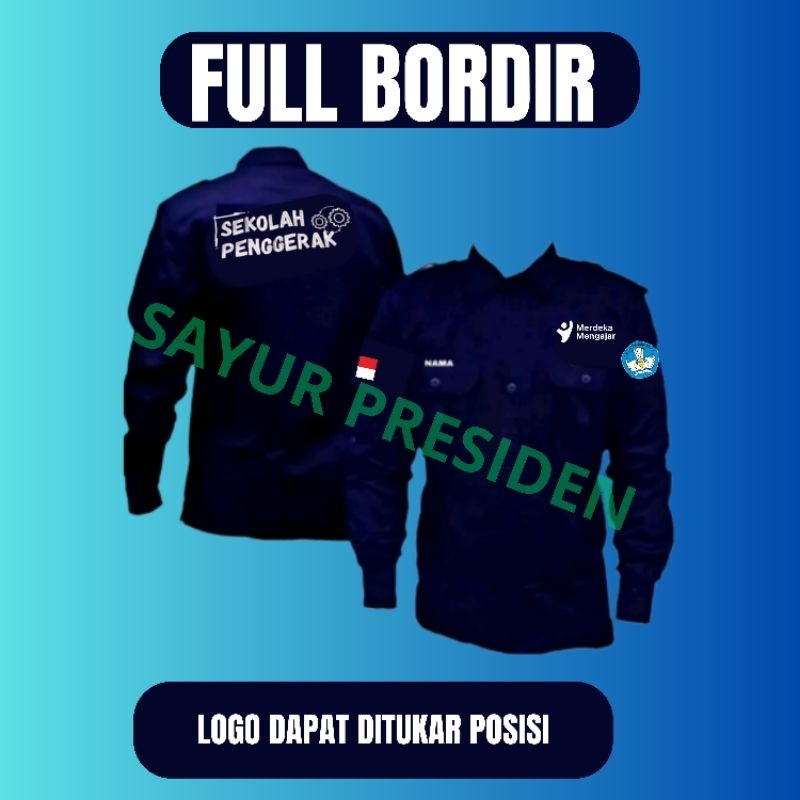 Jual baju sekolah penggerak kemeja sekolah penggerak pdh sekolah ...