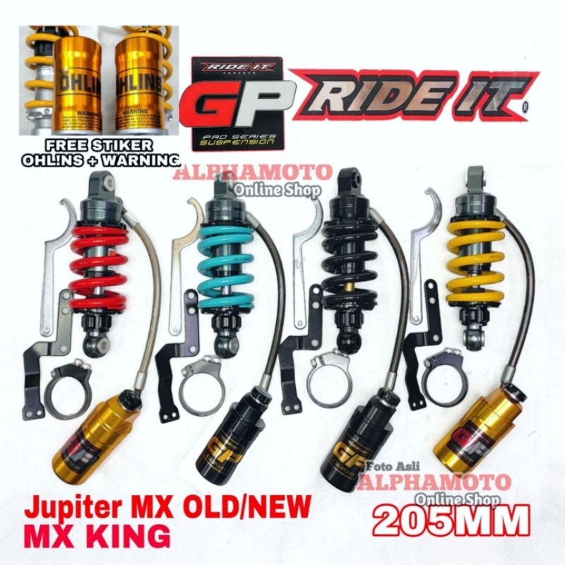 Jual Monoshock gp103 tabung pisah jupiter mx ride it gp 103 shock belakang mx king new | Shopee ...