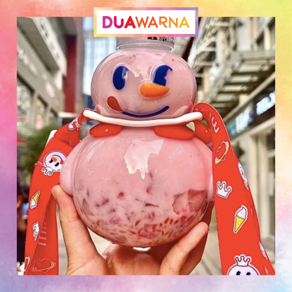 Jual DuaWarna Botol Minum Mixue Snow King 700 ML BPA Free Tumbler Mixue ...