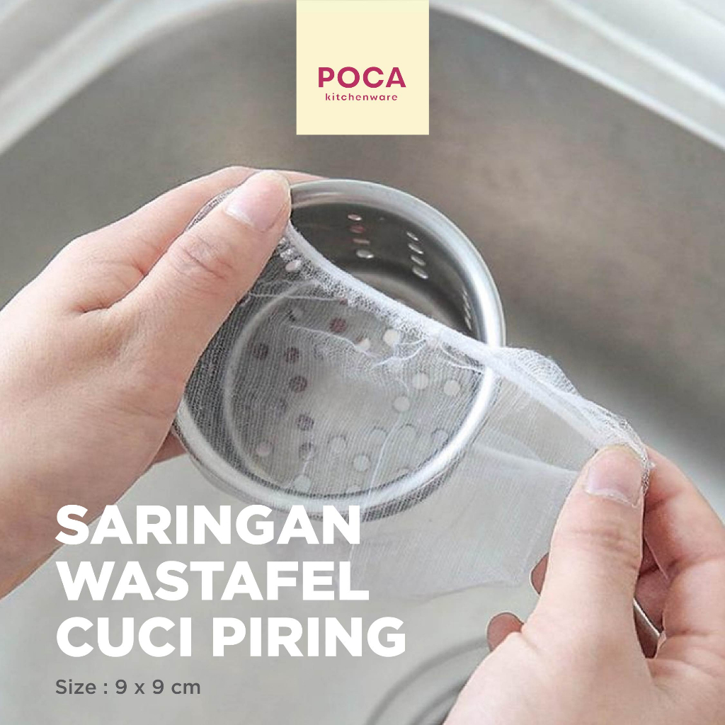 Jual Izumi Saringan Jaring Sampah Wastafel Cuci Piring Kain Jala Sisa ...