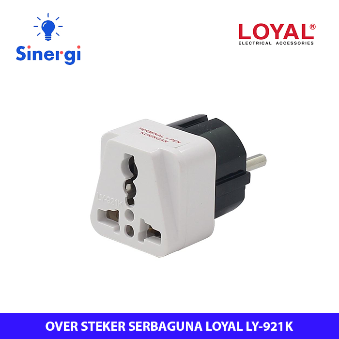 Jual Over Steker Loyal Adaptor Colokan Listrik 3 Kaki Sambungan LY-921K ...