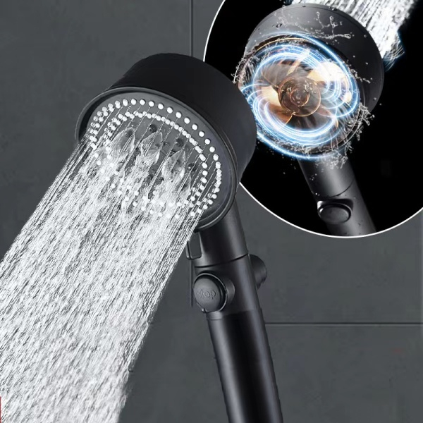 Jual MURAH - IRIT - HALUS - Tekanan KUAT Five Color Wind Turbine Shower ...